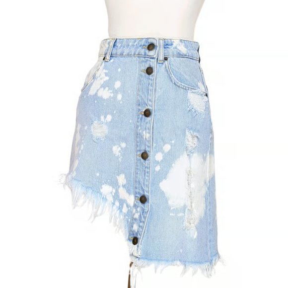 Retrofête | Skirts | Retrofte Denim Mini Skirt | Poshmark